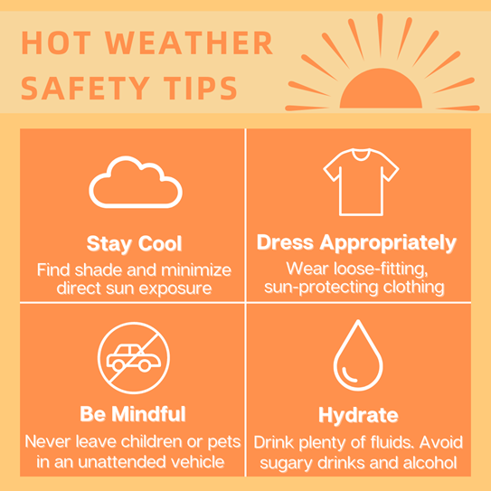 Chelmsford Police Department Shares Tips for Staying Cool Amid Heat ...